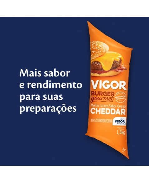 VG MOLHO LACTEO SABOR CHEDDAR 1,5 KG