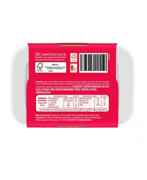 POTE 1,3 L NOBRELLI DUO CHOCOLATE C/ NATA