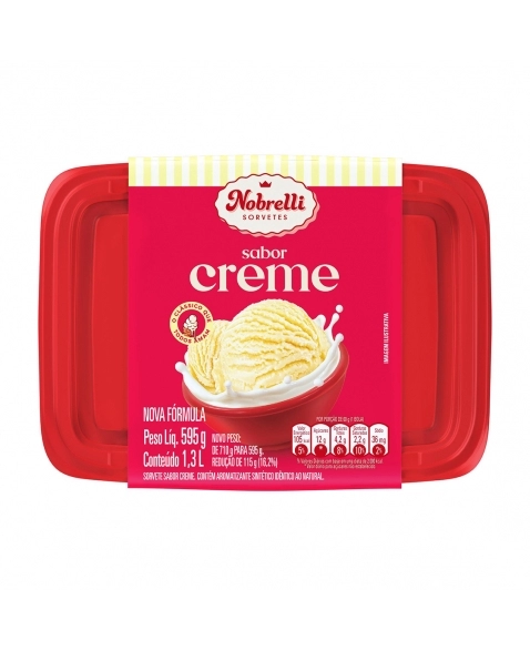 POTE 1,3 L NOBRELLI CREME TRADICIONAL