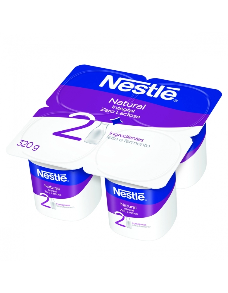 NESTLE 320G IOG NATURAL INTEGRAL ZERO LACTOSE (CX/12)